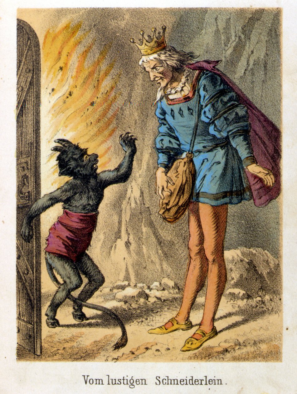 Illustration of Franz Hoffmann's tales 'Tales et Fables - The joyful ...