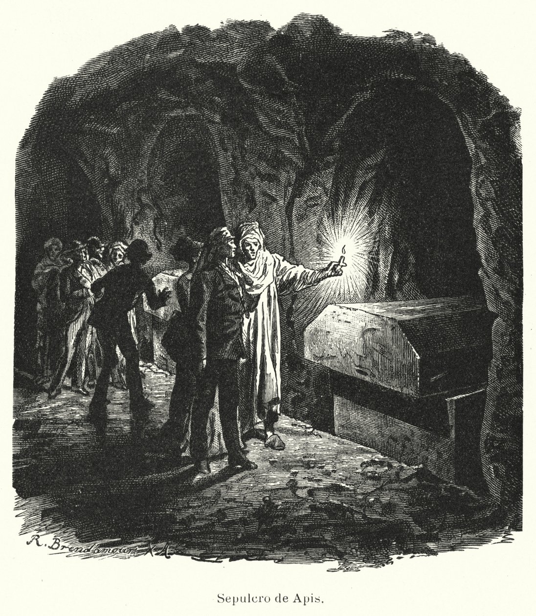 Serapeum of Saqqara, tomb of sacred Apis bulls worshipped in Ancient Egypt