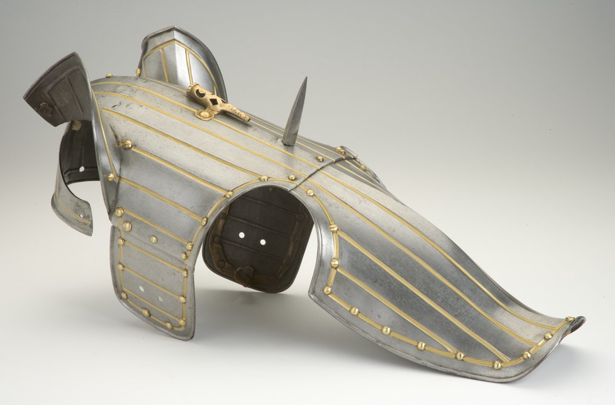 Shaffron, horse's head armour by German School