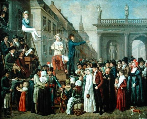 The Stage by German School: Highest-quality art reproduction