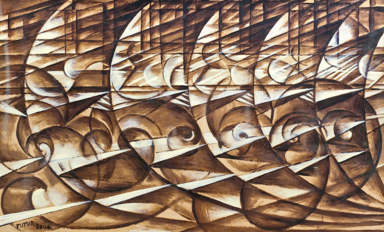 Dynamic Expansion and Speed by Giacomo Balla