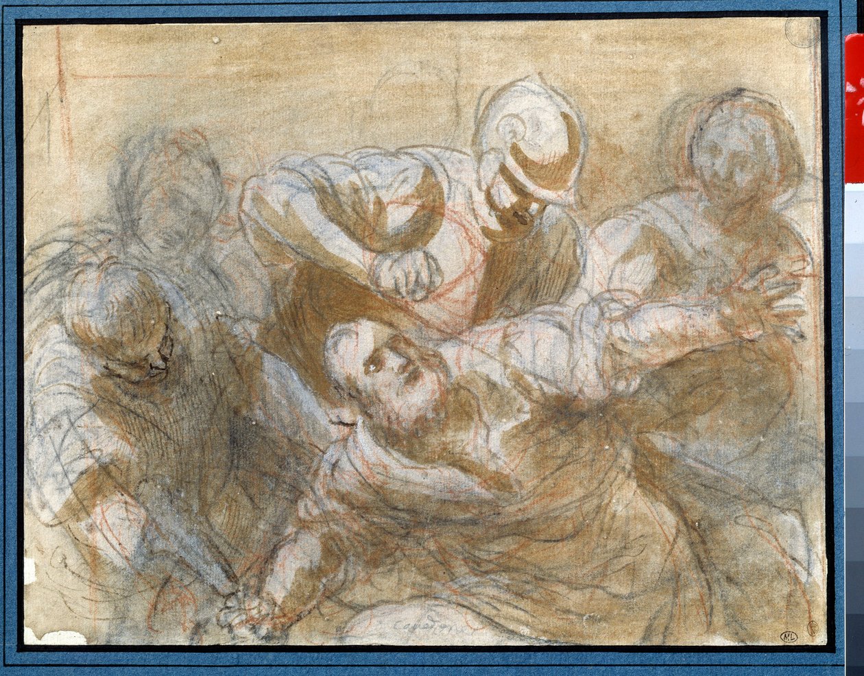 Samson captured by the Philistines by Giacomo Cavedone