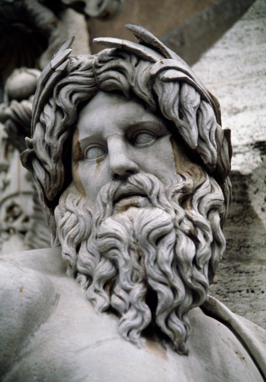 Personification of the River Ganges, Fountain of the Four Rivers