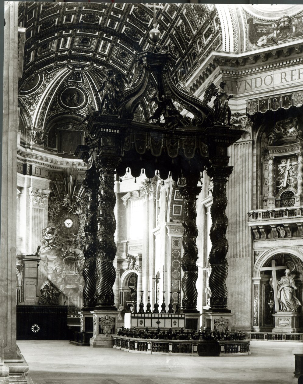 The Baldacchino by Gian Lorenzo Bernini: Fine art print