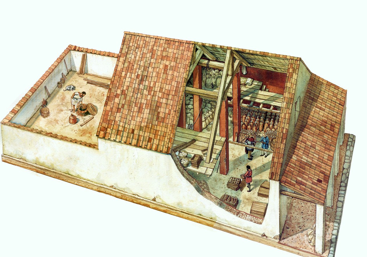 Byzantine Architecture: Reconstruction of a Class Store, Warehouse of ...