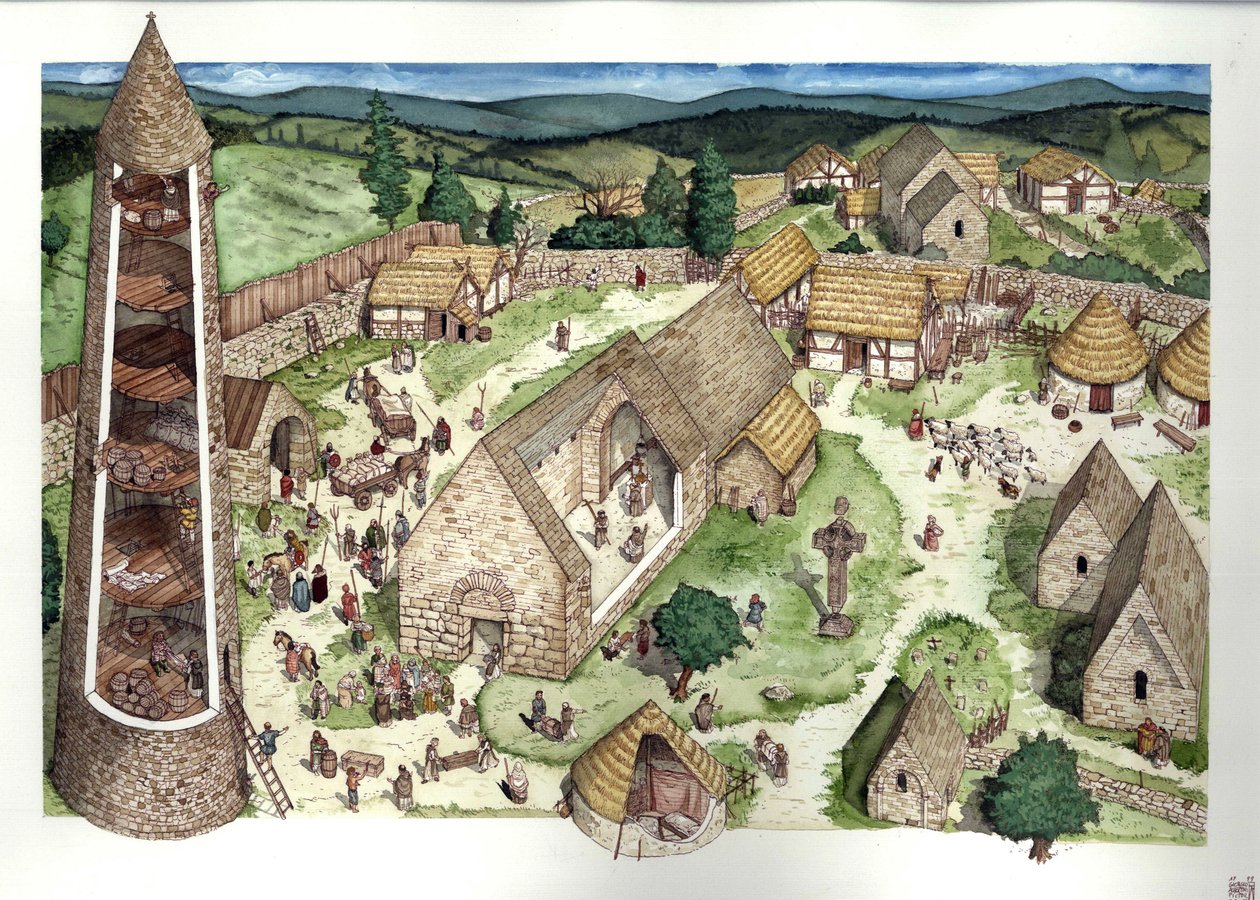 Middle Ages Manor Drawing Toilets In The Middle Ages – The Art Of