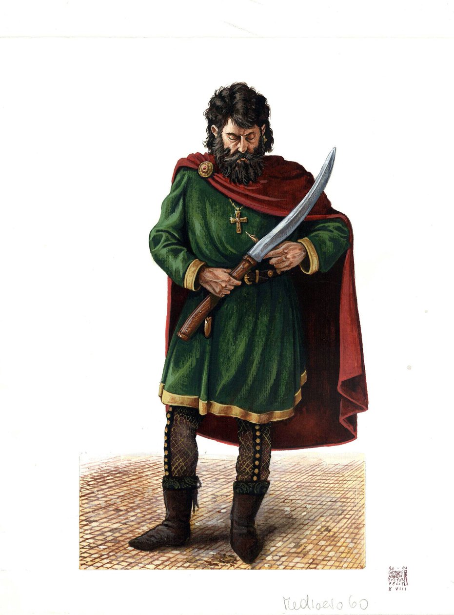 Middle Ages: Soldier of the Varangian Guard, Elite Corps of the ...