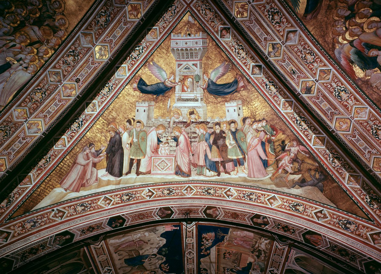 Allegory of Chastity by Giotto (c.1266-1337)