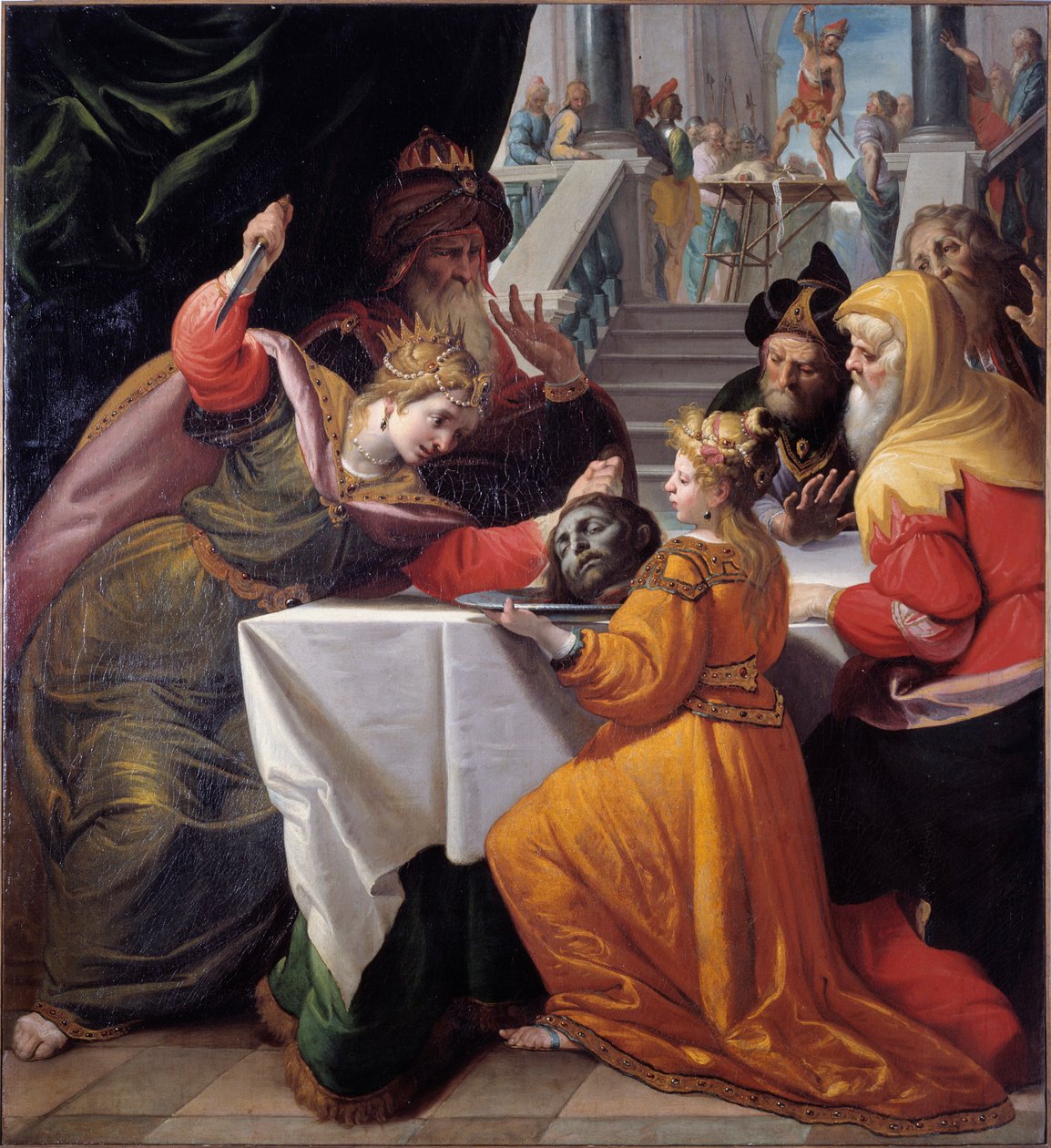Salome with St John the Baptist's head on a silver plate