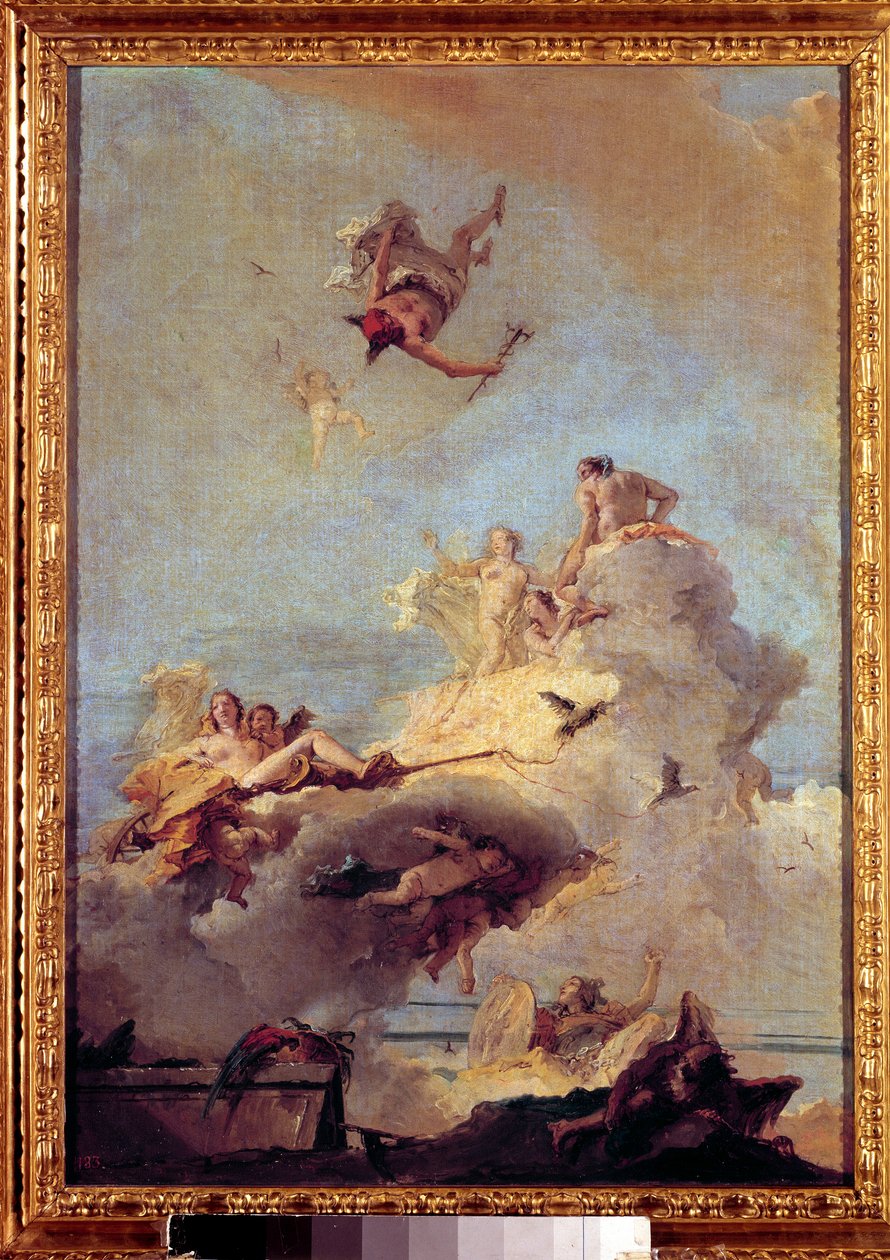 The Olympus by Giovanni-Battista Tiepolo: Fine art print