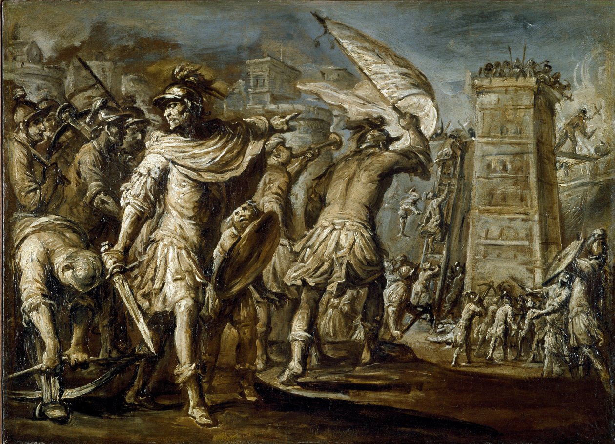 First crusade: The Genoa condottiero Guglielmo Embriaco during the ...