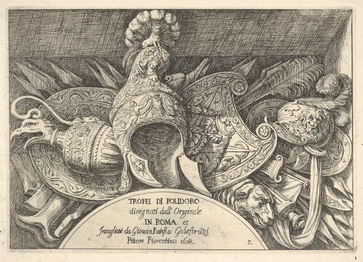 Plate 5: Trophies of Roman Arms from Decorations Above the Windows on ...