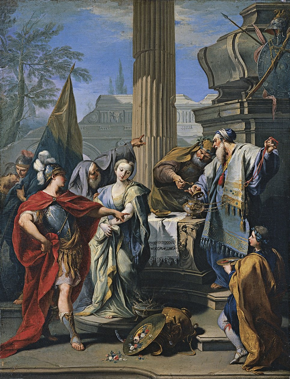 The Sacrifice of Polyxena by Giovanni Battista Pittoni