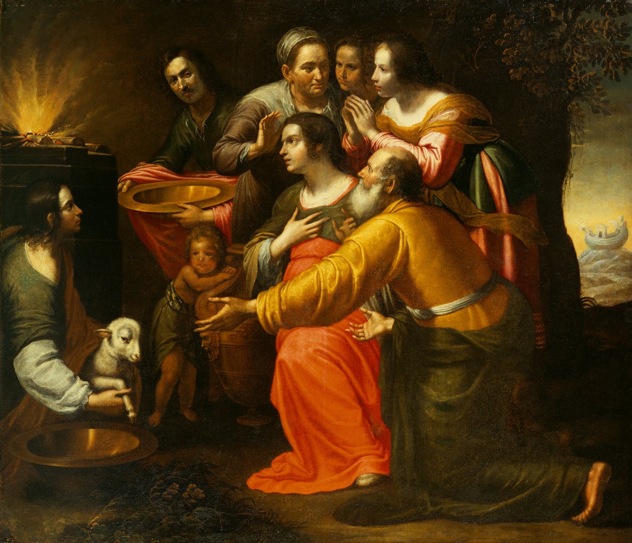 The Sacrifice of Noah After the Flood by Giovanni Martinelli