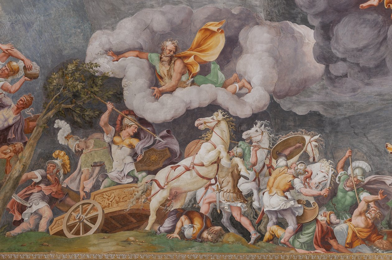 A Battle (detail) by Giulio (and workshop) Romano