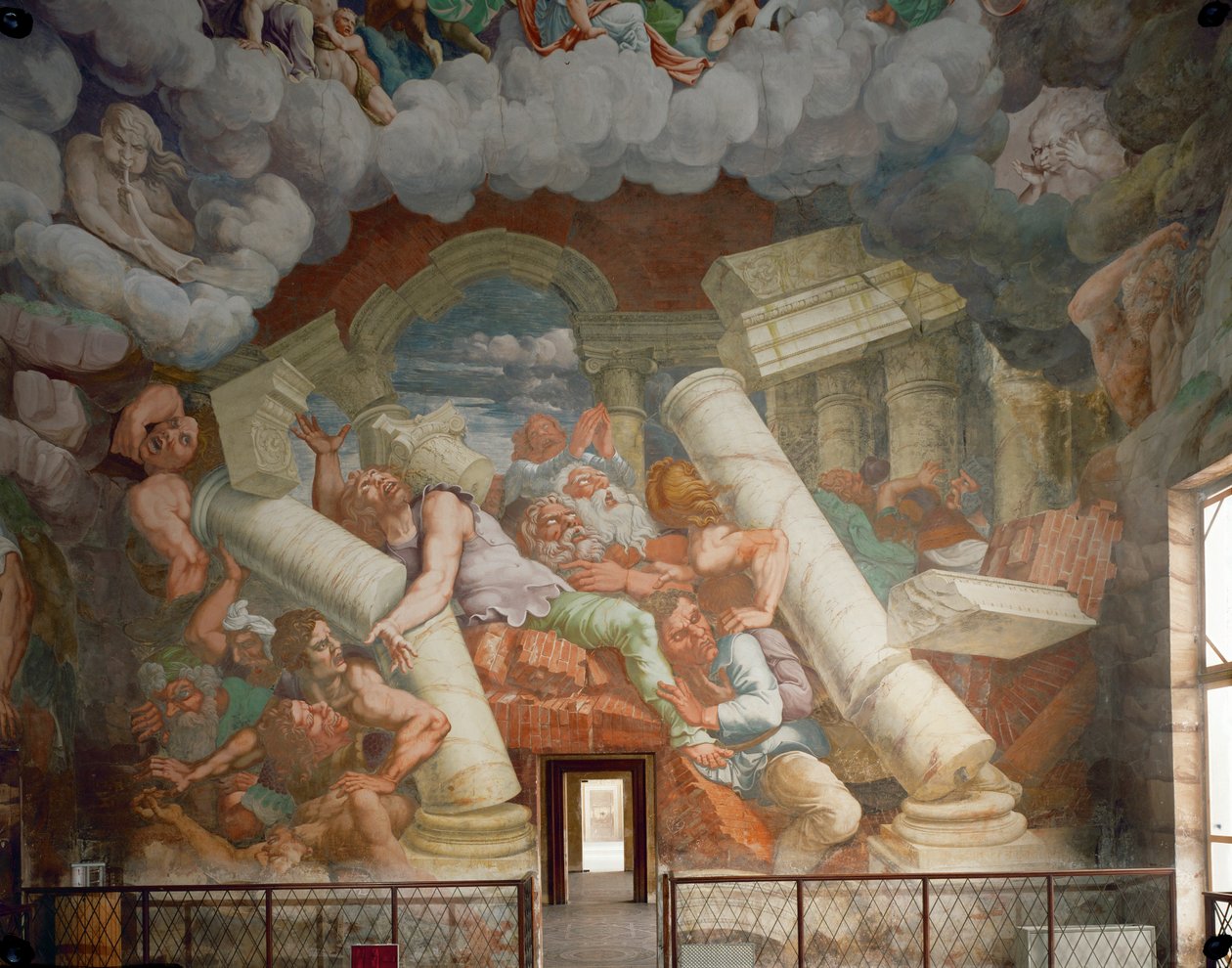 The Fall of the Giants by Giulio Romano: Fine art print