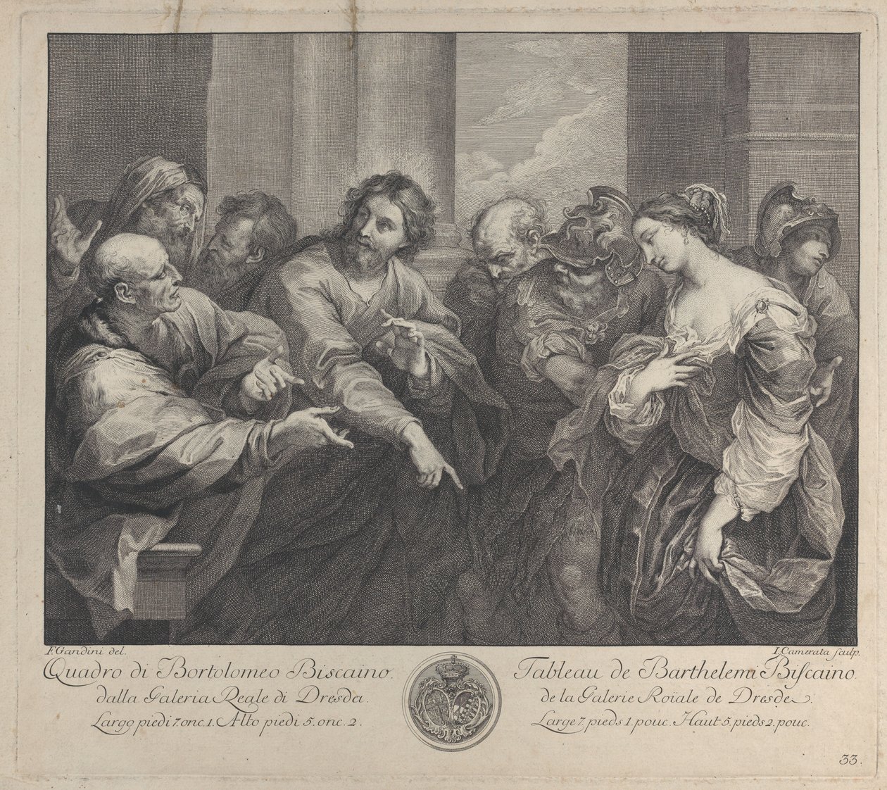 Christ and the woman taken in adultery, 1750-57