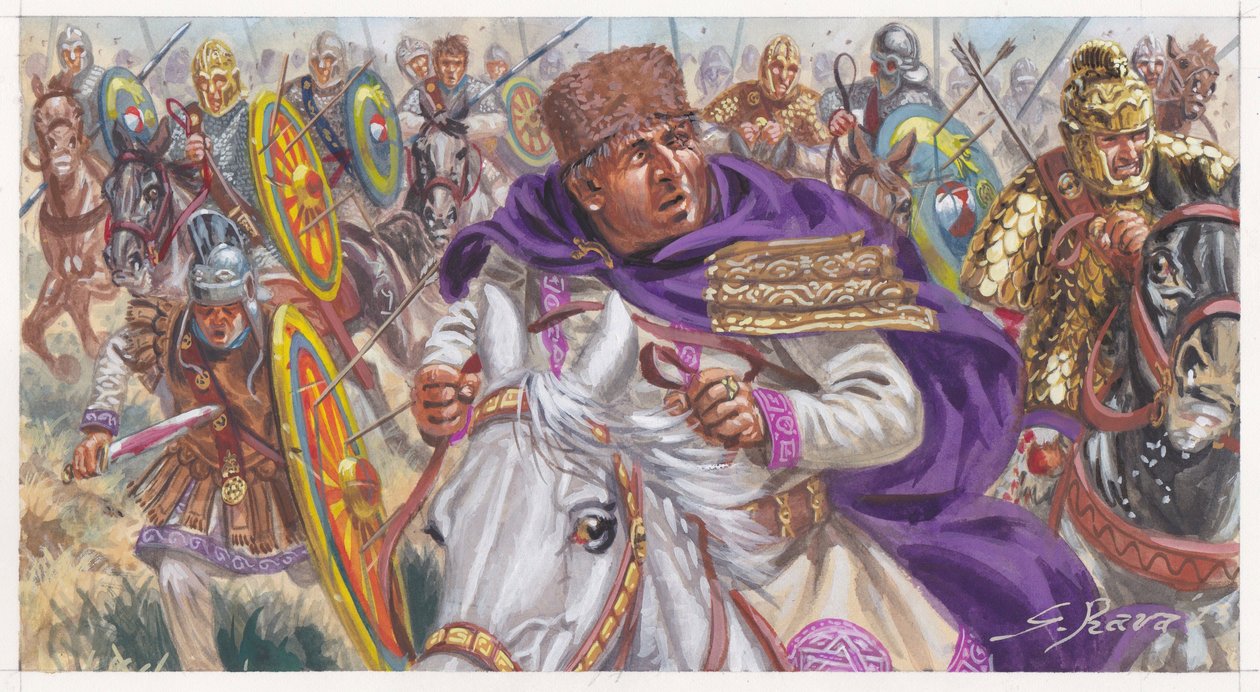Battle of Adrianople by Giuseppe Rava: Buy fine art print