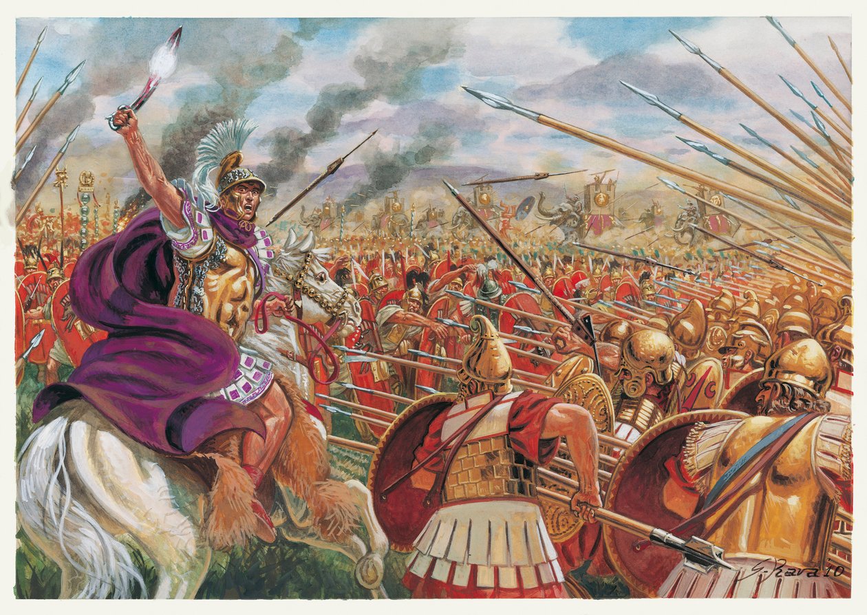 Battle of Asculum by Giuseppe Rava: Buy fine art print