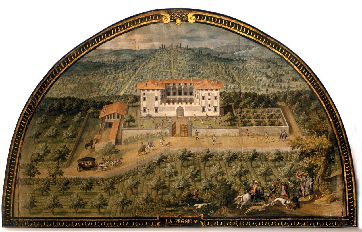 Villa La Peggio by Giusto Utens: Premium art reproduction