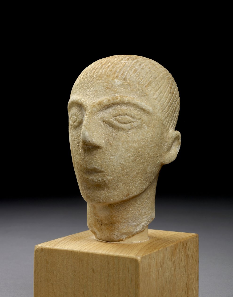 Head of a Cycladic figurine by Greek: Buy fine art print