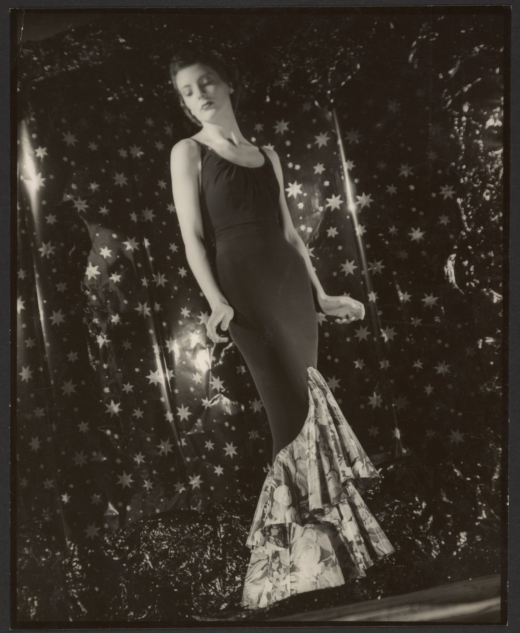 Portrait of an Unidentified Female Fashion Model