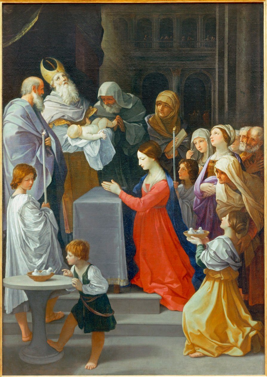 The Purification of Virgin Mary by Guido (follower of) Reni