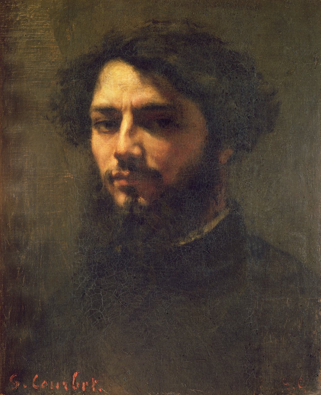 Self-Portrait by Gustave Courbet: Premium art reproduction