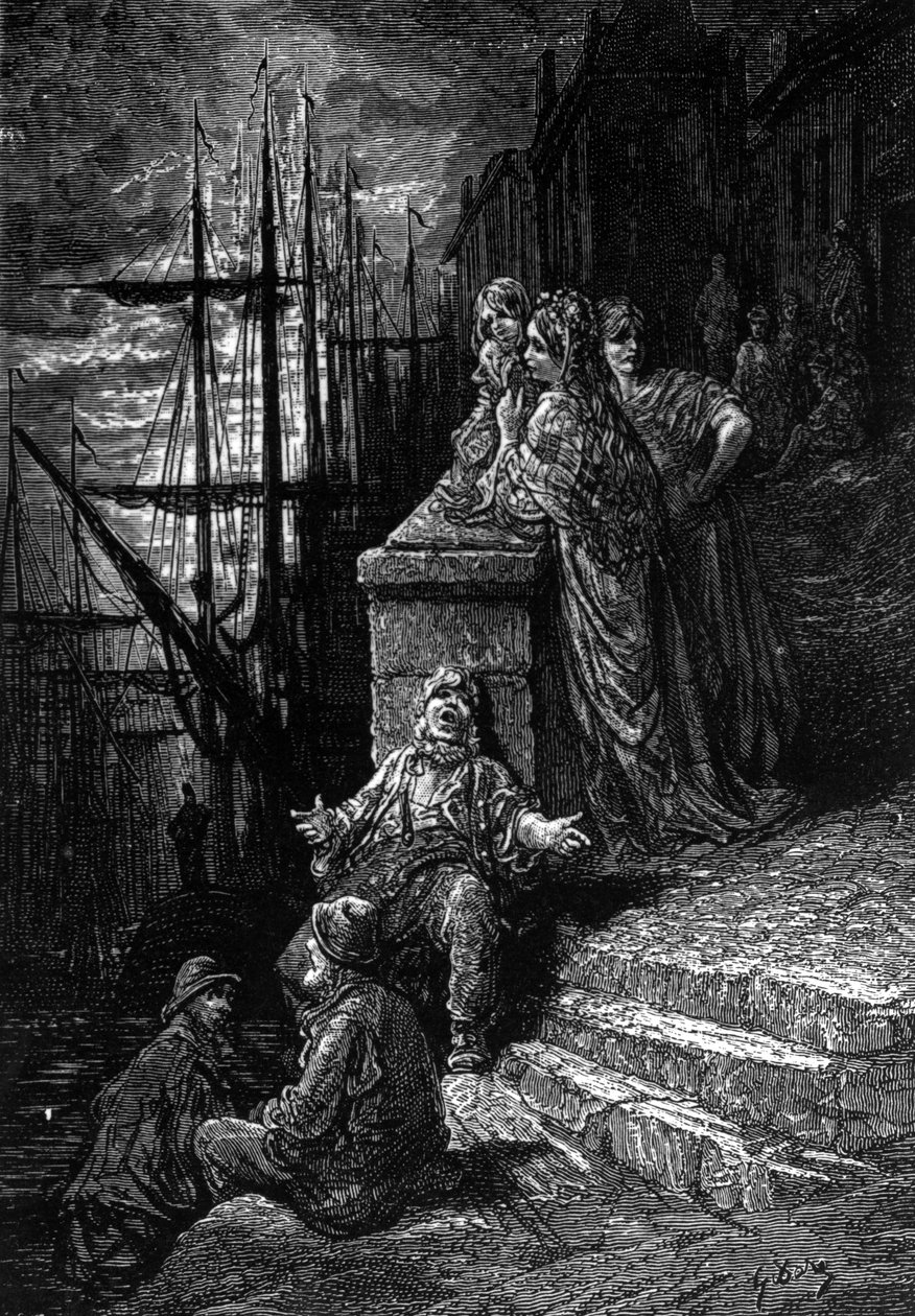 A Waterman's Family by Gustave Dore: Buy fine art print