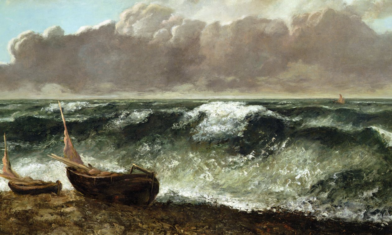 Le Vague, c.1869/70 by Gustave Courbet: Buy fine art print