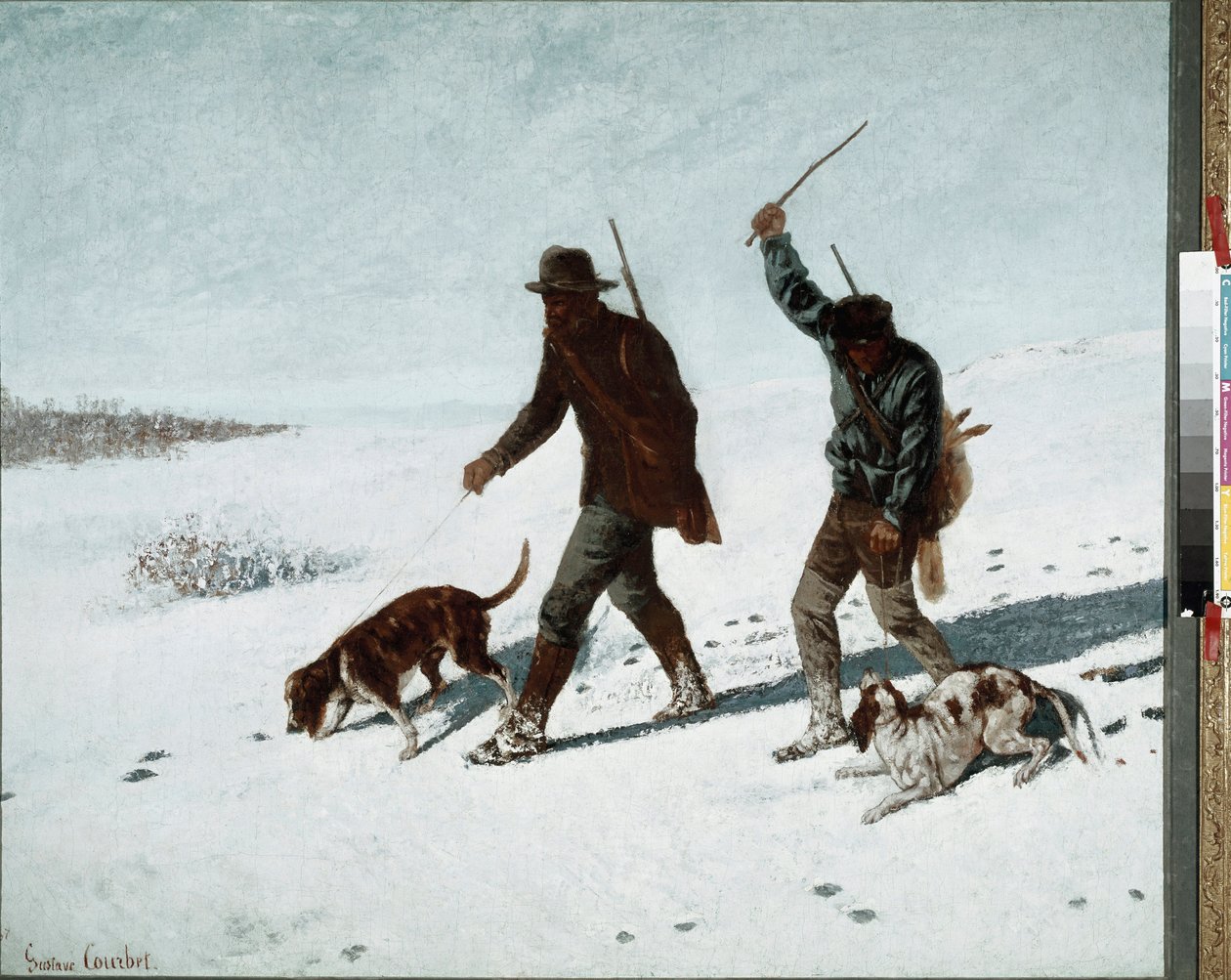 The Poachers by Gustave Courbet: Buy fine art print