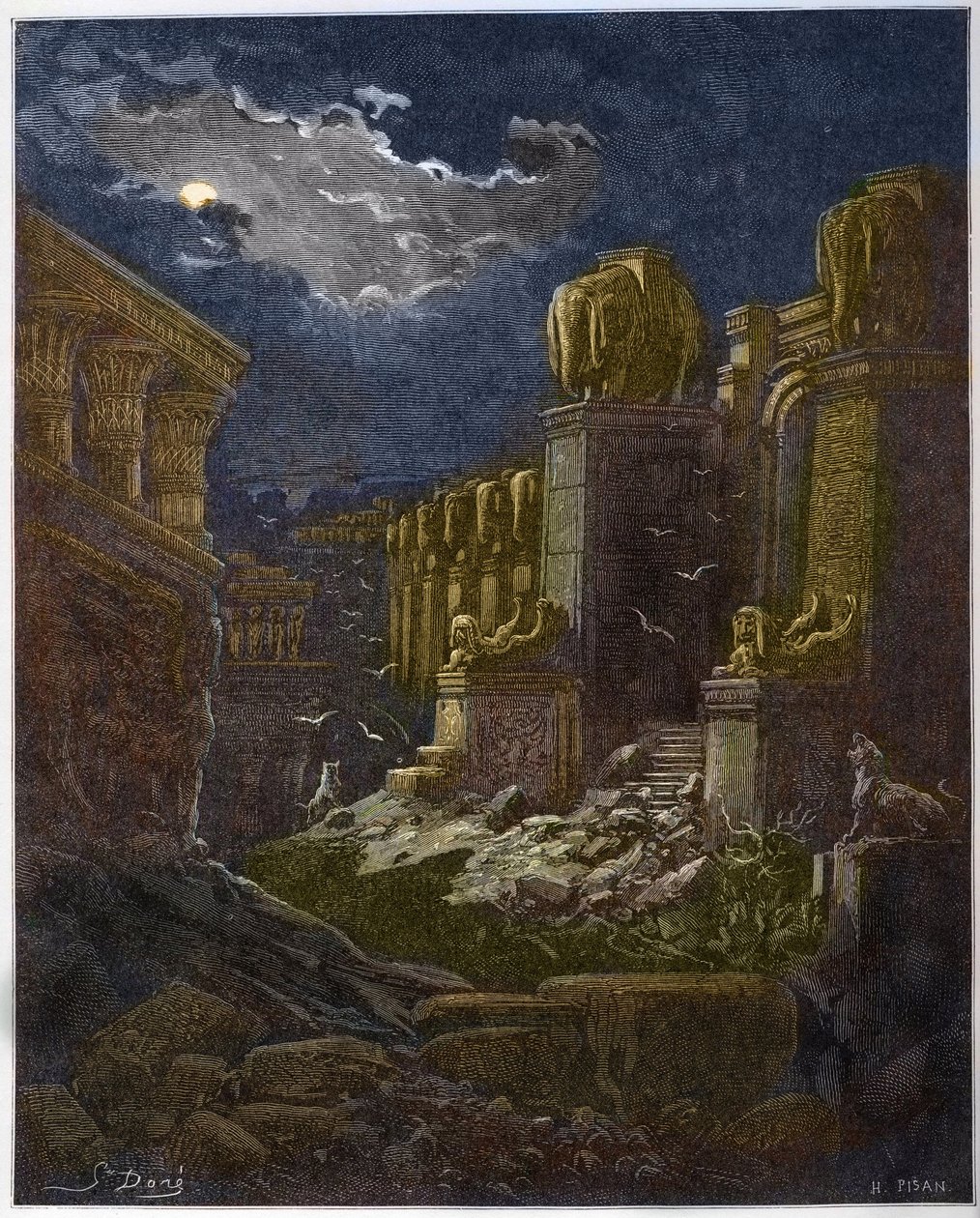 Babylon ruin - The Fall of Babylon - Babylon in Ruin (vision of Saint ...