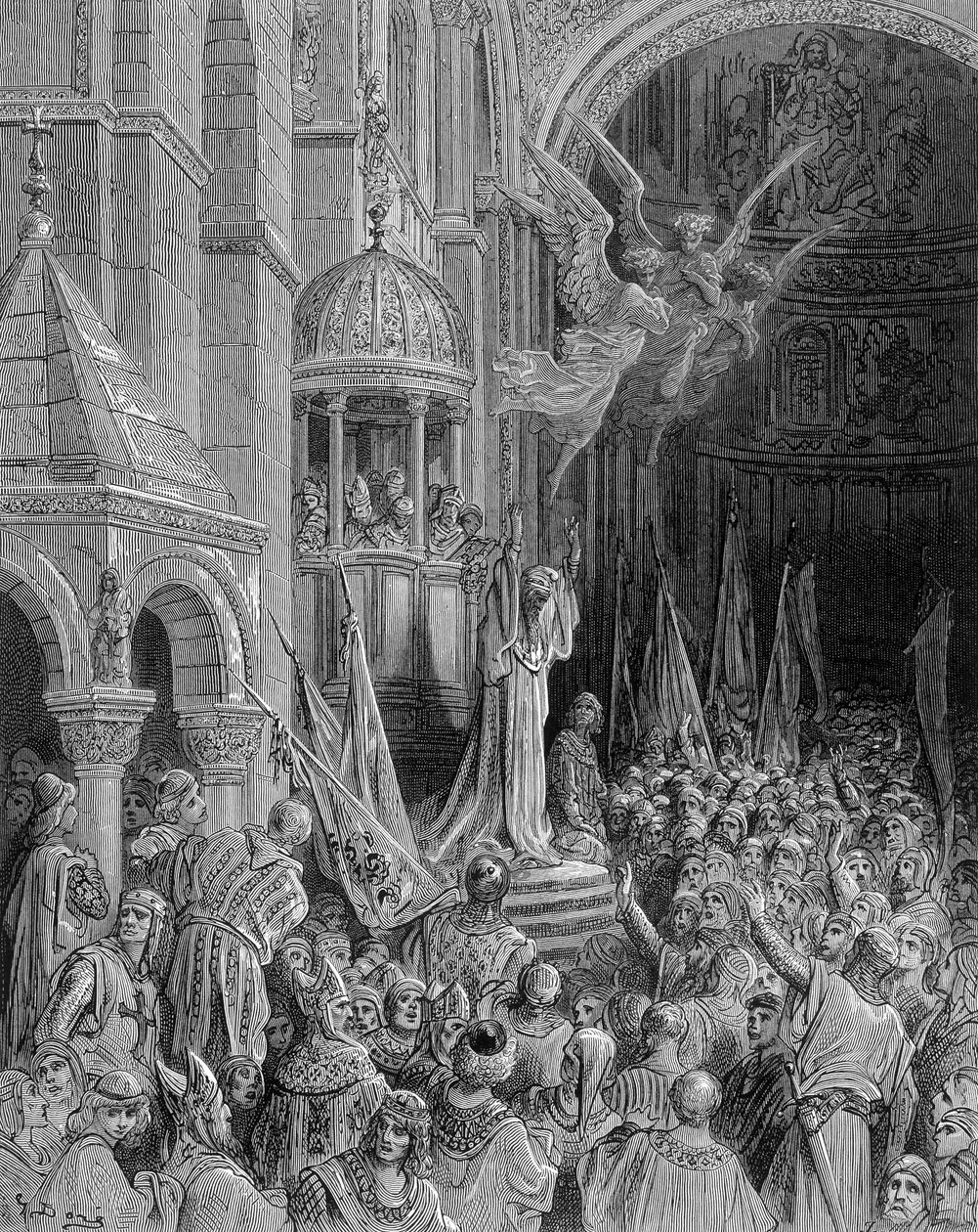 Dandolo Preaching the Crusade in the Church of St Mark in Venice ...