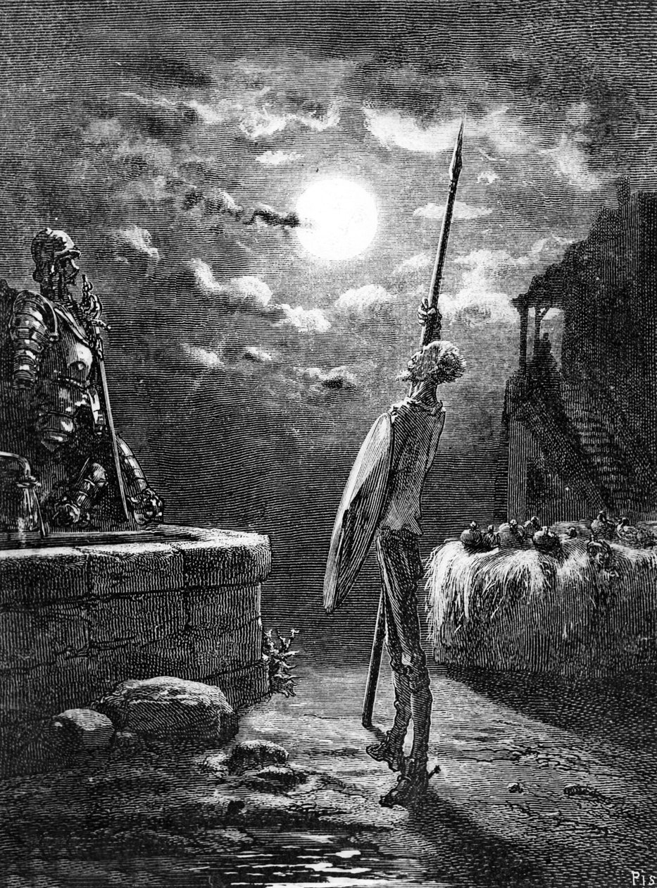 Don Quixote by Gustave Dore: High-quality fine art print