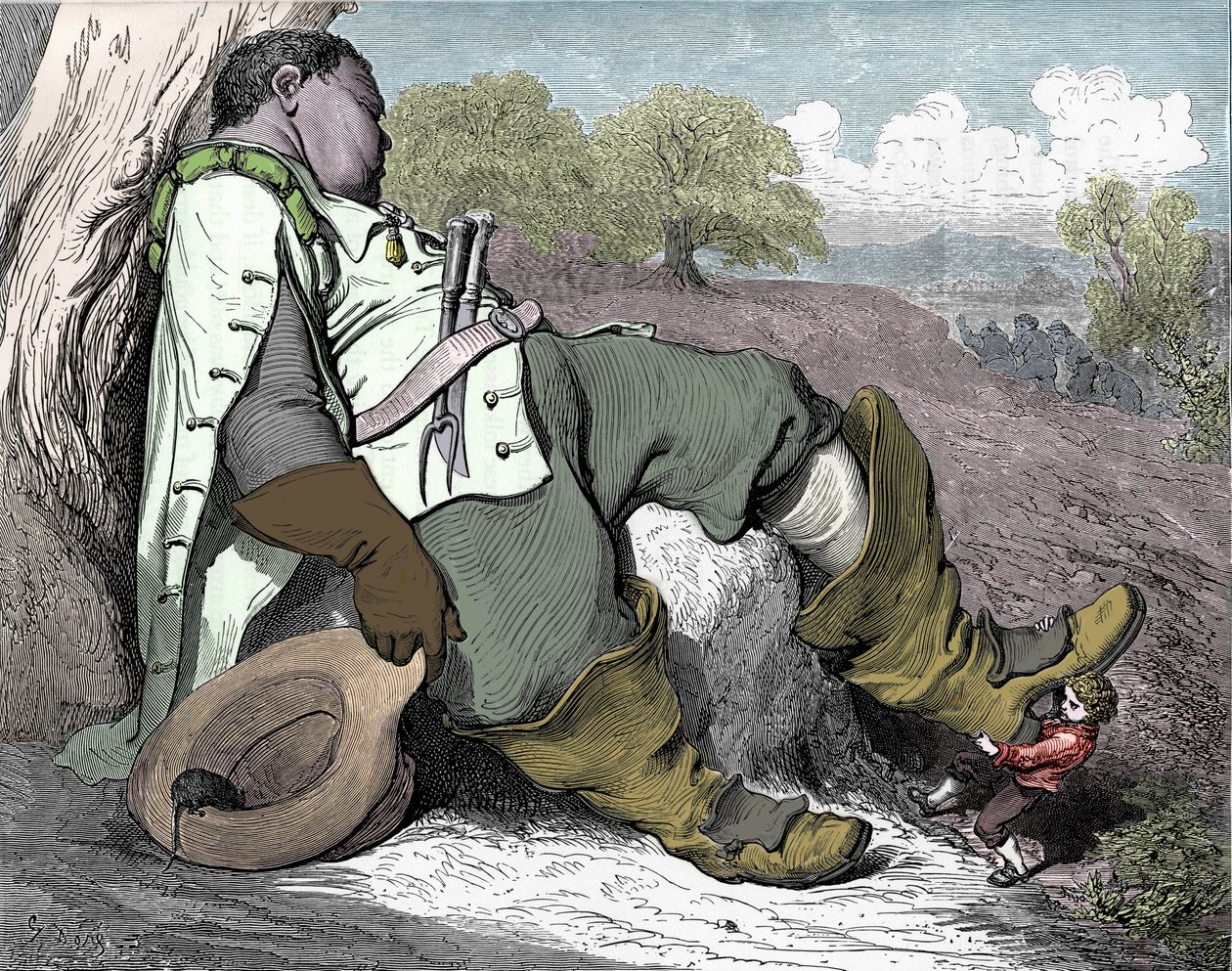 Illustration for 'Le Petit Poucet' by Charles Perrault