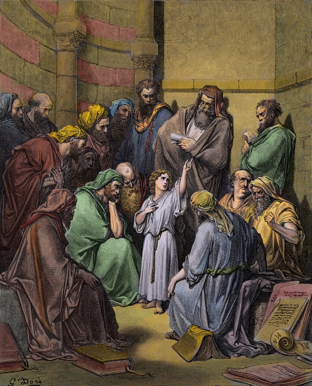 Jesus with the Doctors in the Temple - Jesus at the Temple among the ...
