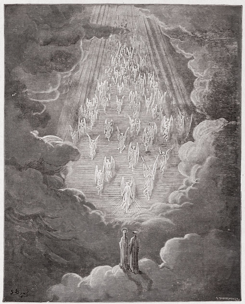 The Divine Comedy, Paradiso, Canto 21: Beatrice and Dante in the sphere ...