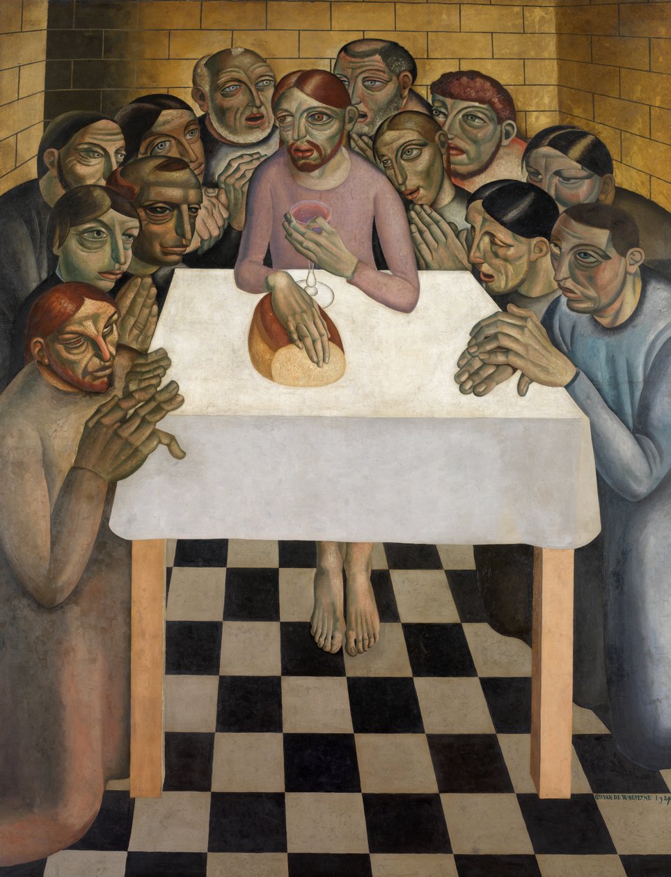 The Last Supper by Gustave Van de Woestyne: Fine art print