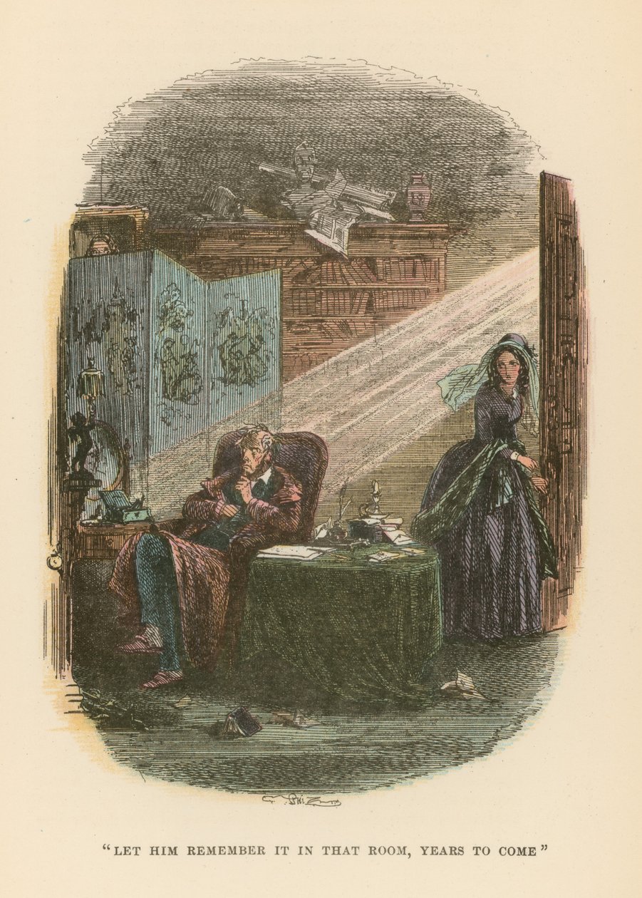 Illustration for Dombey and Son by Hablot Knight Browne