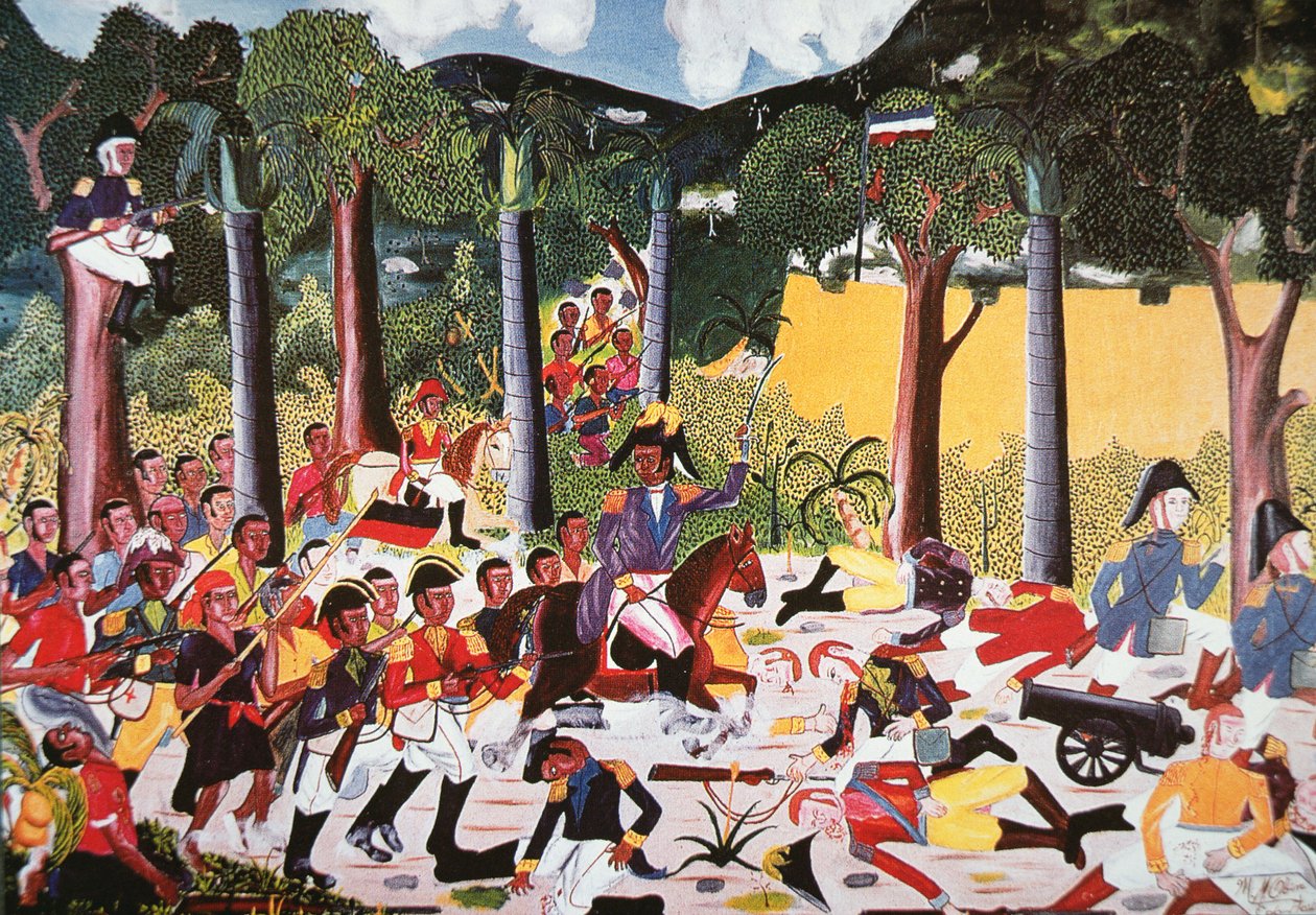 Haitians under Jean Jacques Dessalines defeat Napoleon's troops