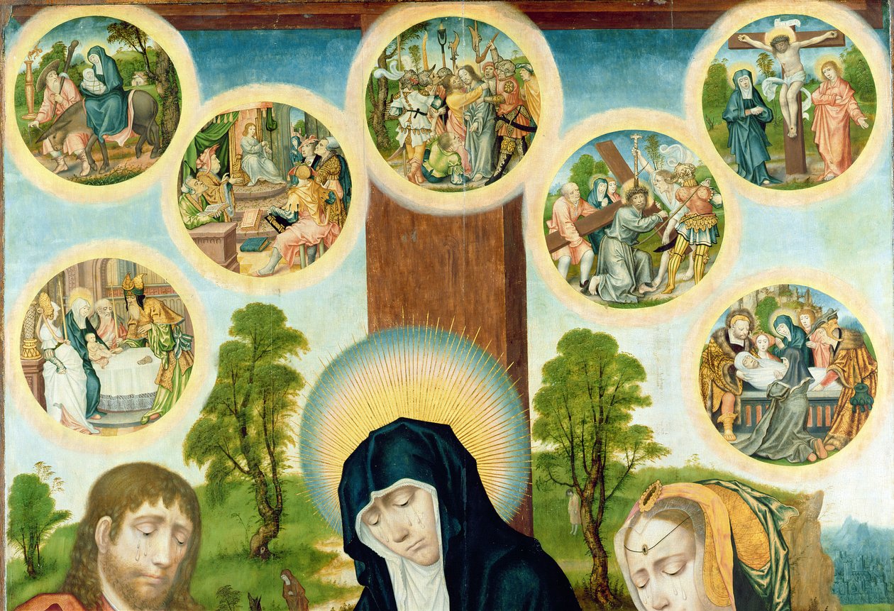 The Lamentation of the Dead Christ (detail)