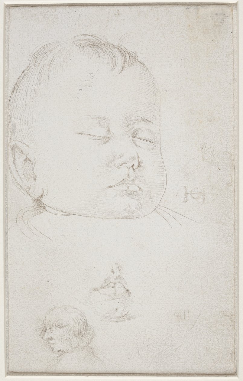 The Head of a Small Boy in Three-Quarter Profile, the Boy's Half-Open Mouth