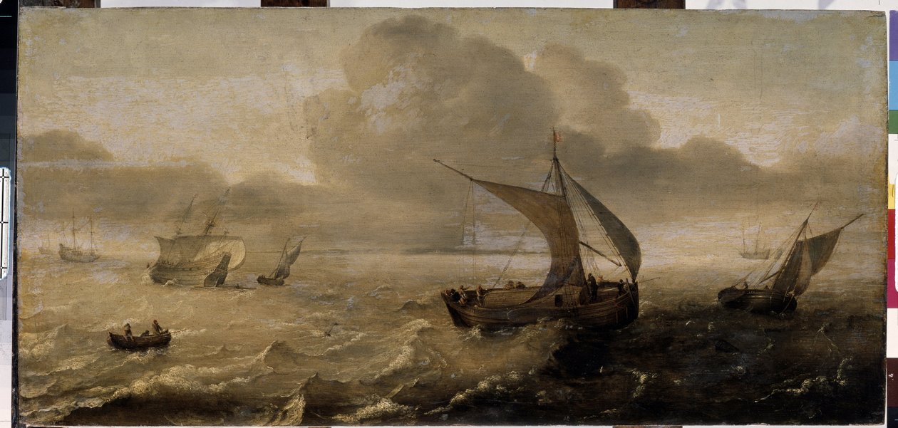 Stormy Sea by Hans Goderis: Highest-quality art reproduction