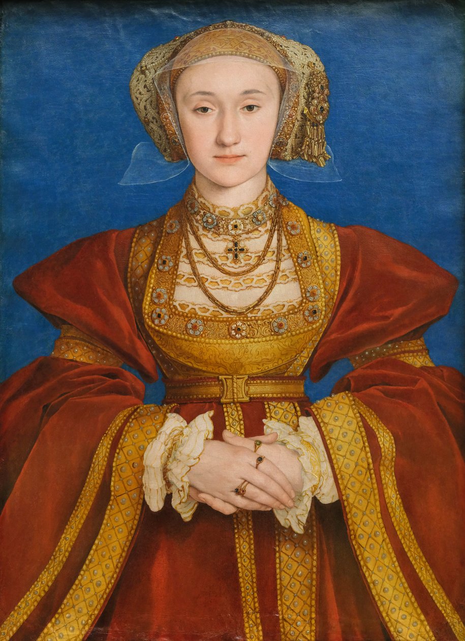Portrait Of Anne Of Cleves By Hans Holbein The Younger