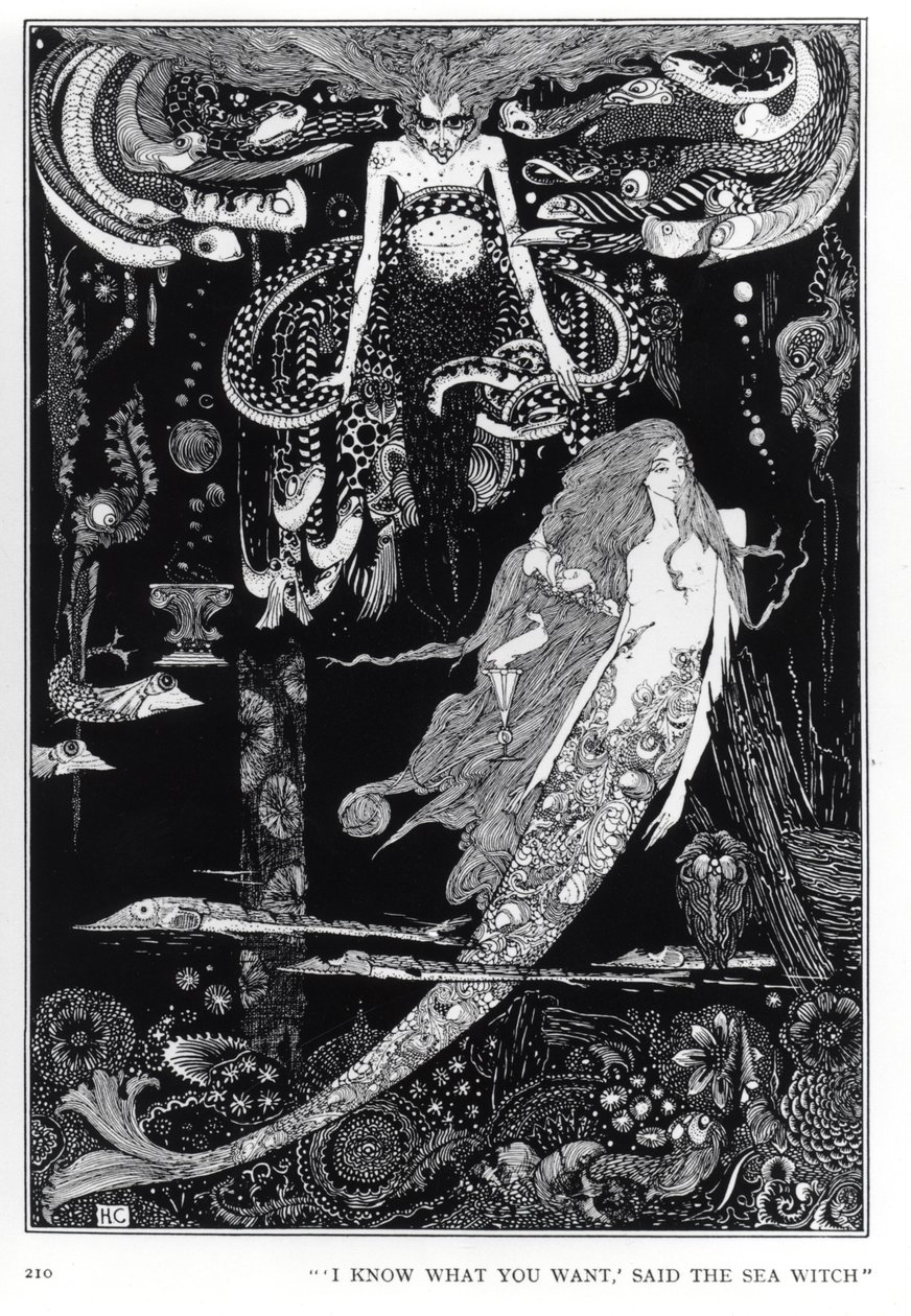 'I Know What You Want' Said the Sea Witch, Illustration for 'The Little ...