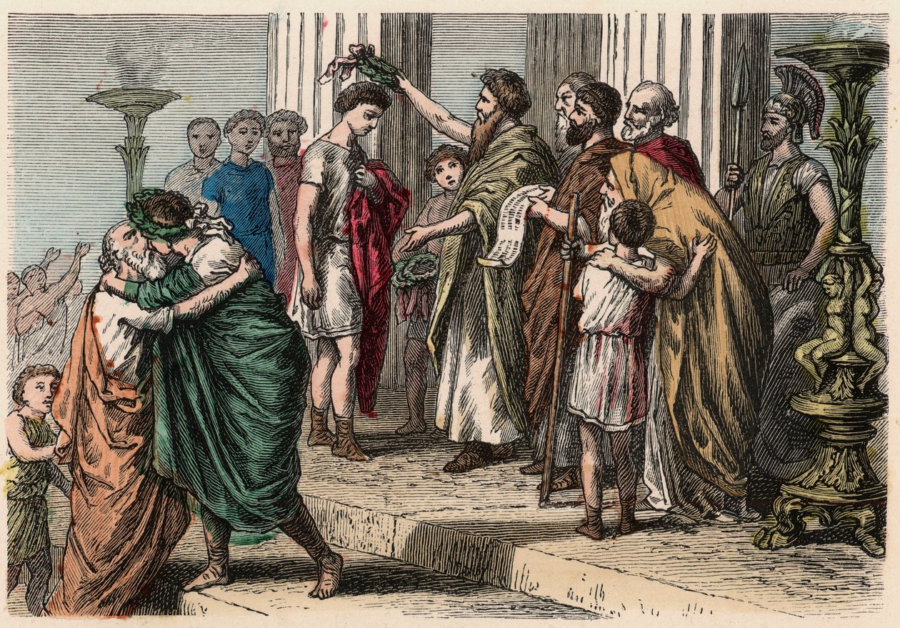 Ancient Greece: Crowning the Olympic Winner, 1866