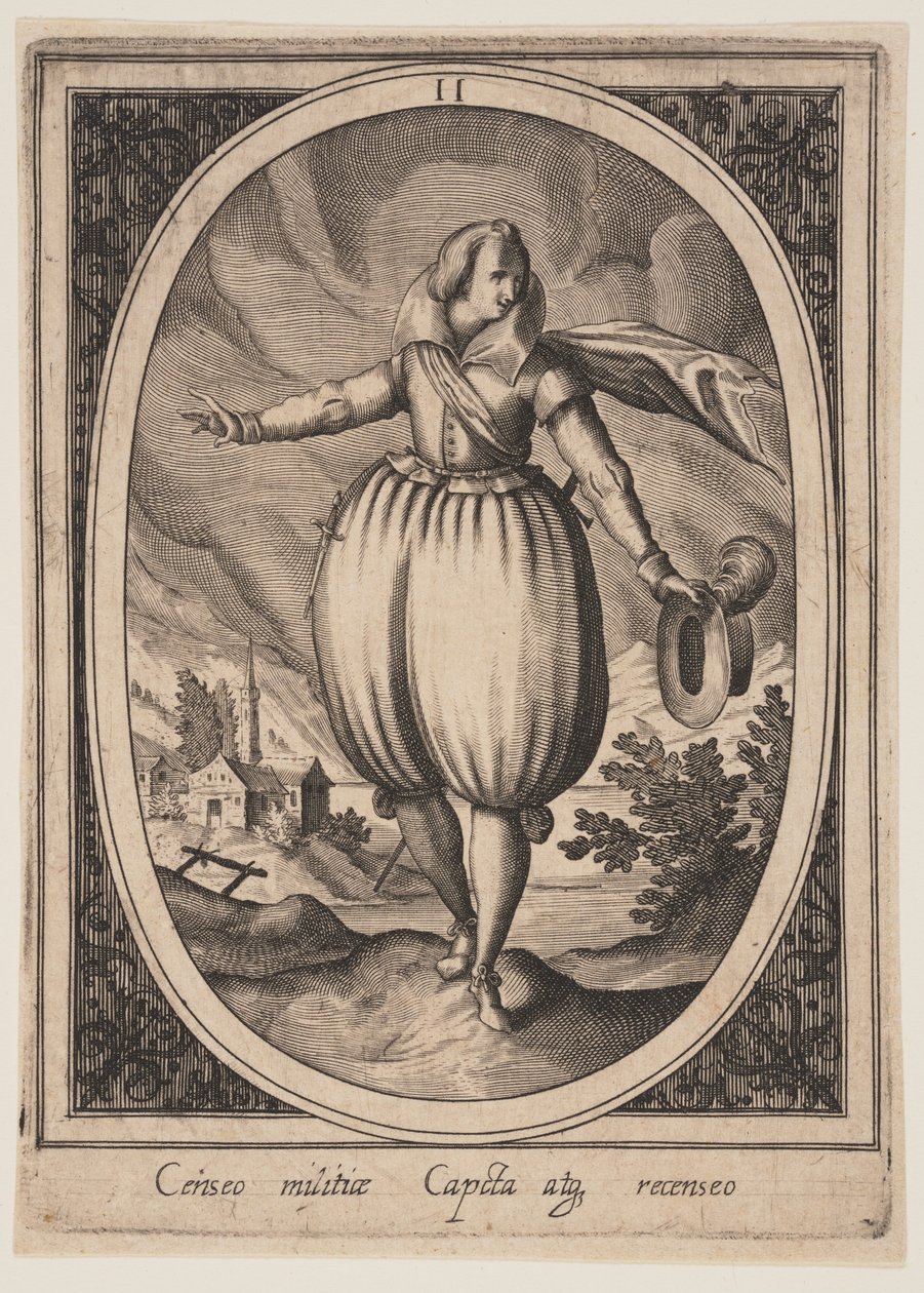 Plate 11 from Military Figures by Heinrich Ulrich