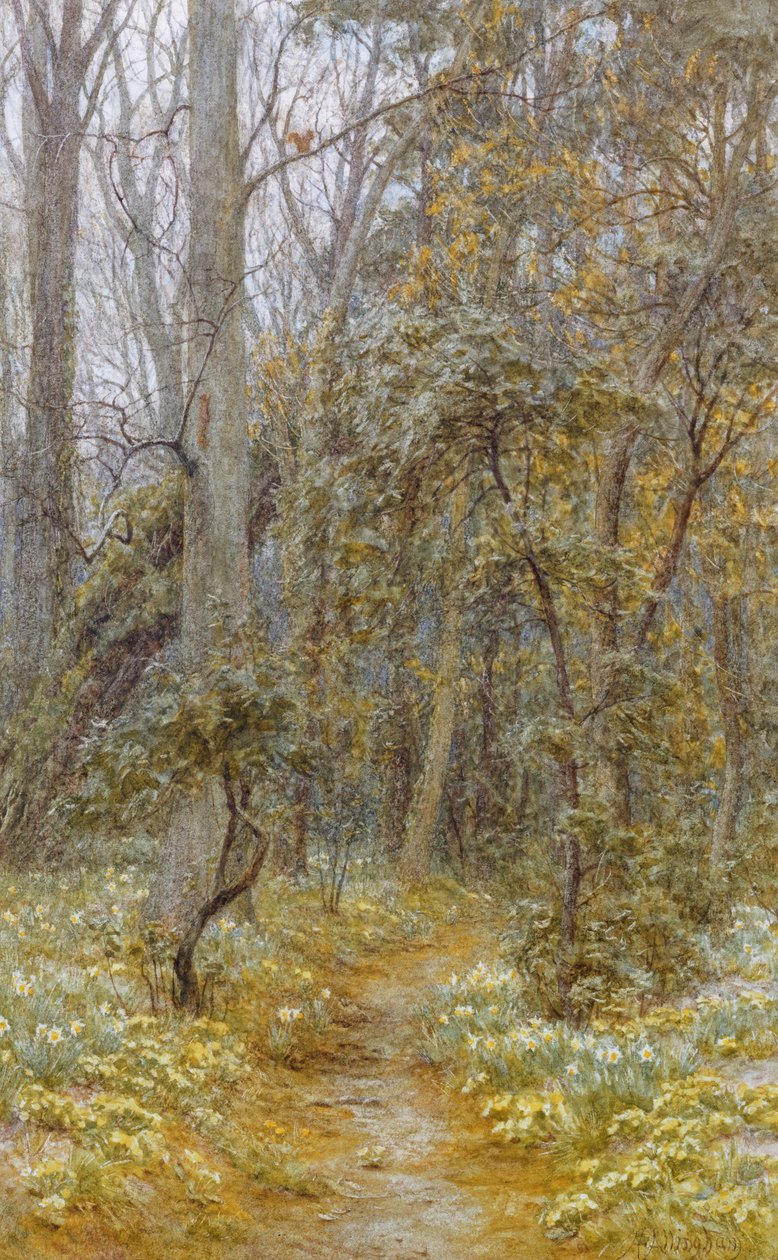 In the Garden by Helen Allingham: Buy fine art print