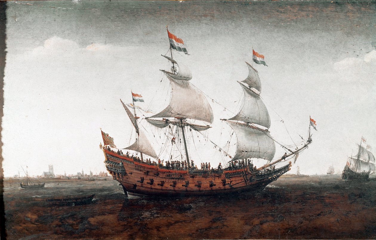 Dutch Ship in the Deep Sea by Hendrick Cornelisz. Vroom