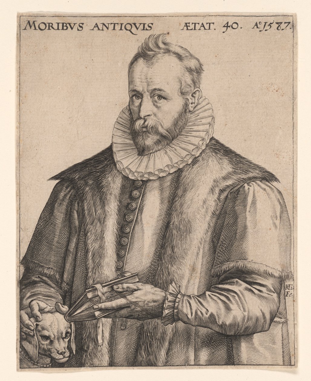 Justus Lipsius by Hendrick Goltzius: Buy fine art prints
